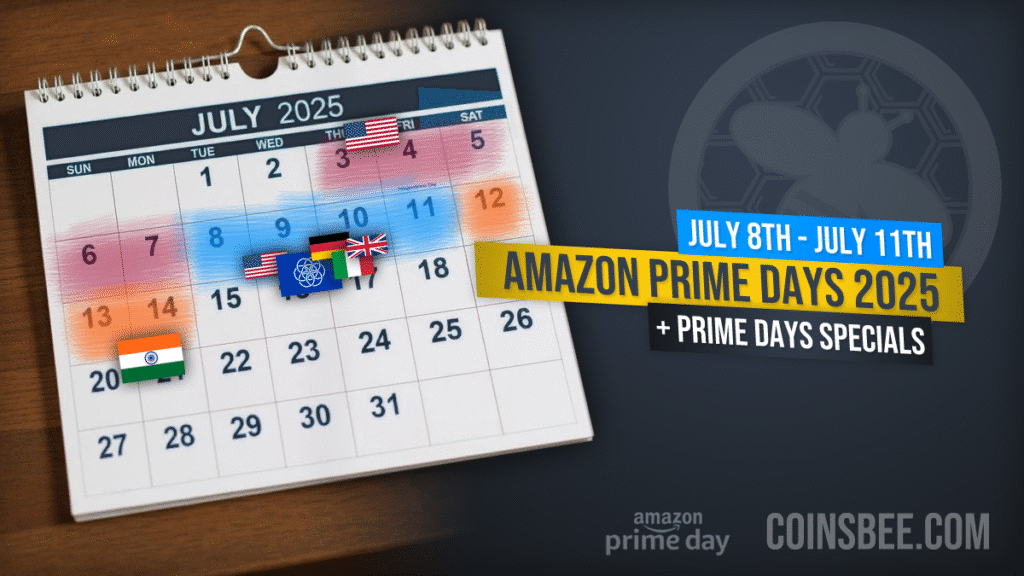 Shop Amazon Prime Day 2025 & Global Sales – Pay with Crypto